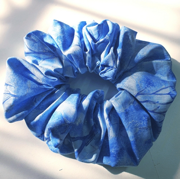Gaviota | Accessories | 6 For 5 Oversized Blue Scrunchie | Poshmark